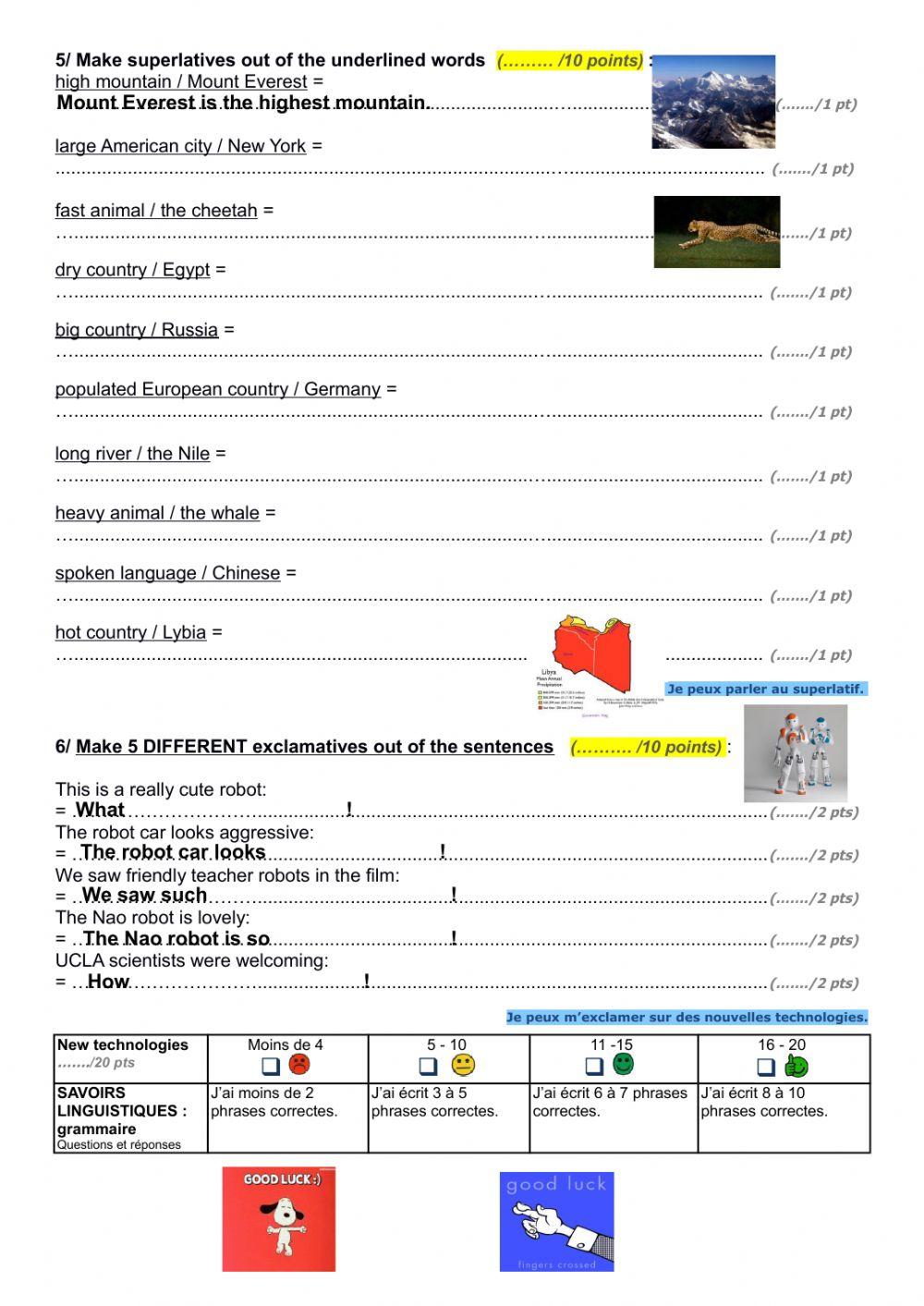 New Technologies Test 2 worksheet | Live Worksheets
