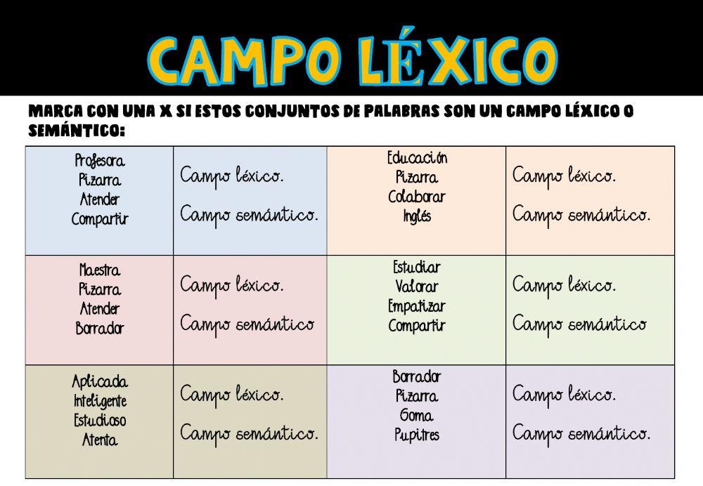 180576 | Campo semántico campo léxico | sarausoalia