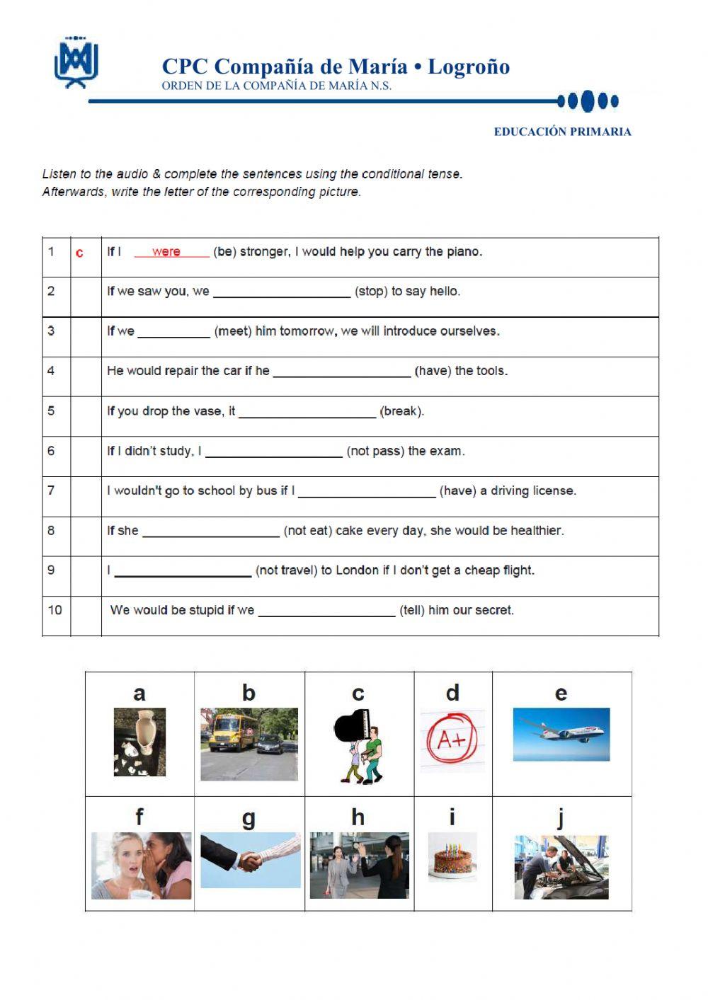 Conditionals 180958 | juliachivite | Live Worksheets