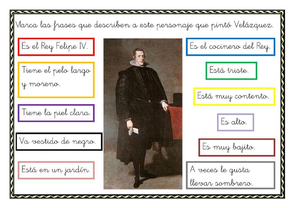 Felipe IV Velázquez worksheet | Live Worksheets