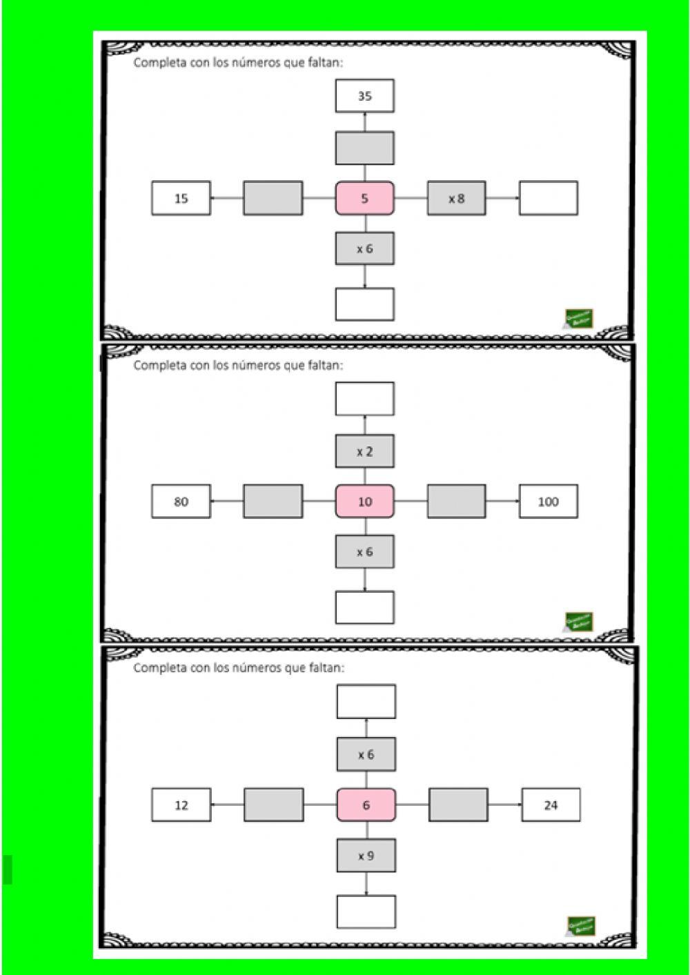 181169 | Tablas de multiplicar | Pilar | LiveWorksheets