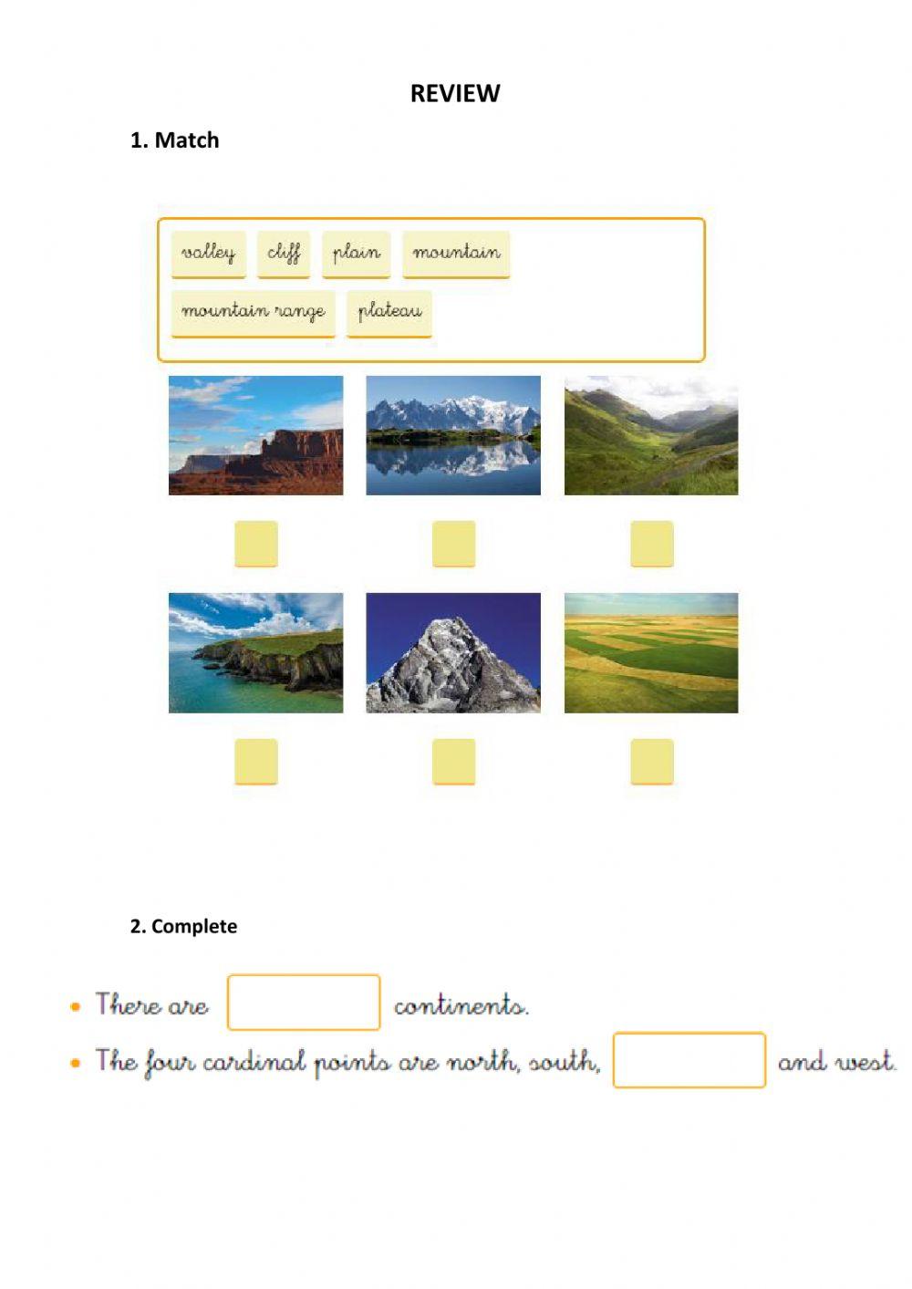 Review free online worksheet | Live Worksheets