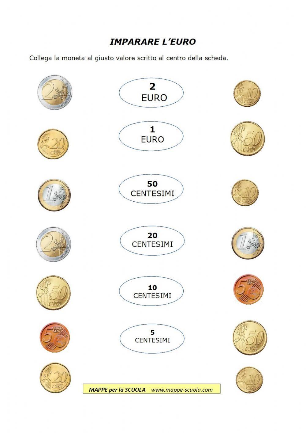 L'euro exercise | Live Worksheets