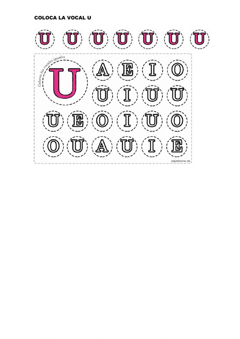 Vocal U online exercise | Live Worksheets