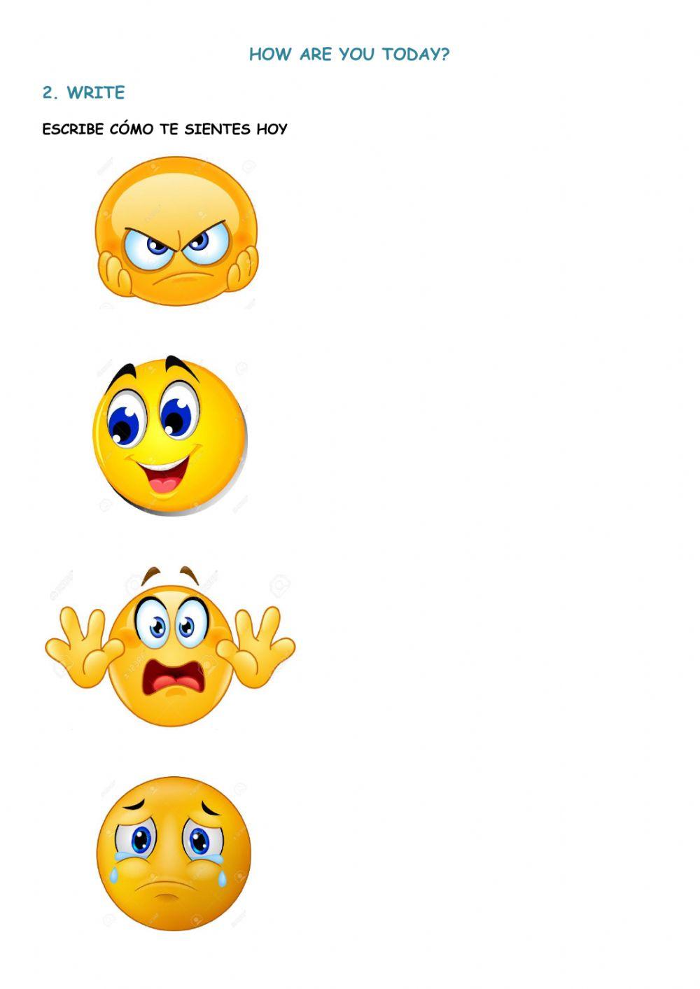 Feelings | Free Interactive Worksheets | 183396