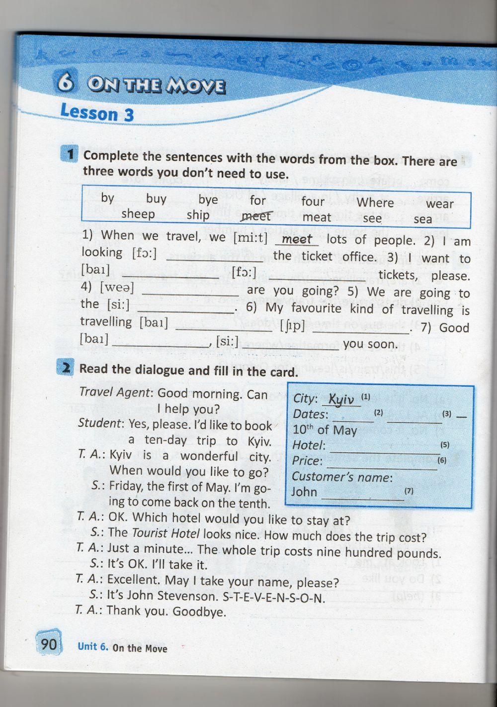On the move. Lesson 3 worksheet | Live Worksheets