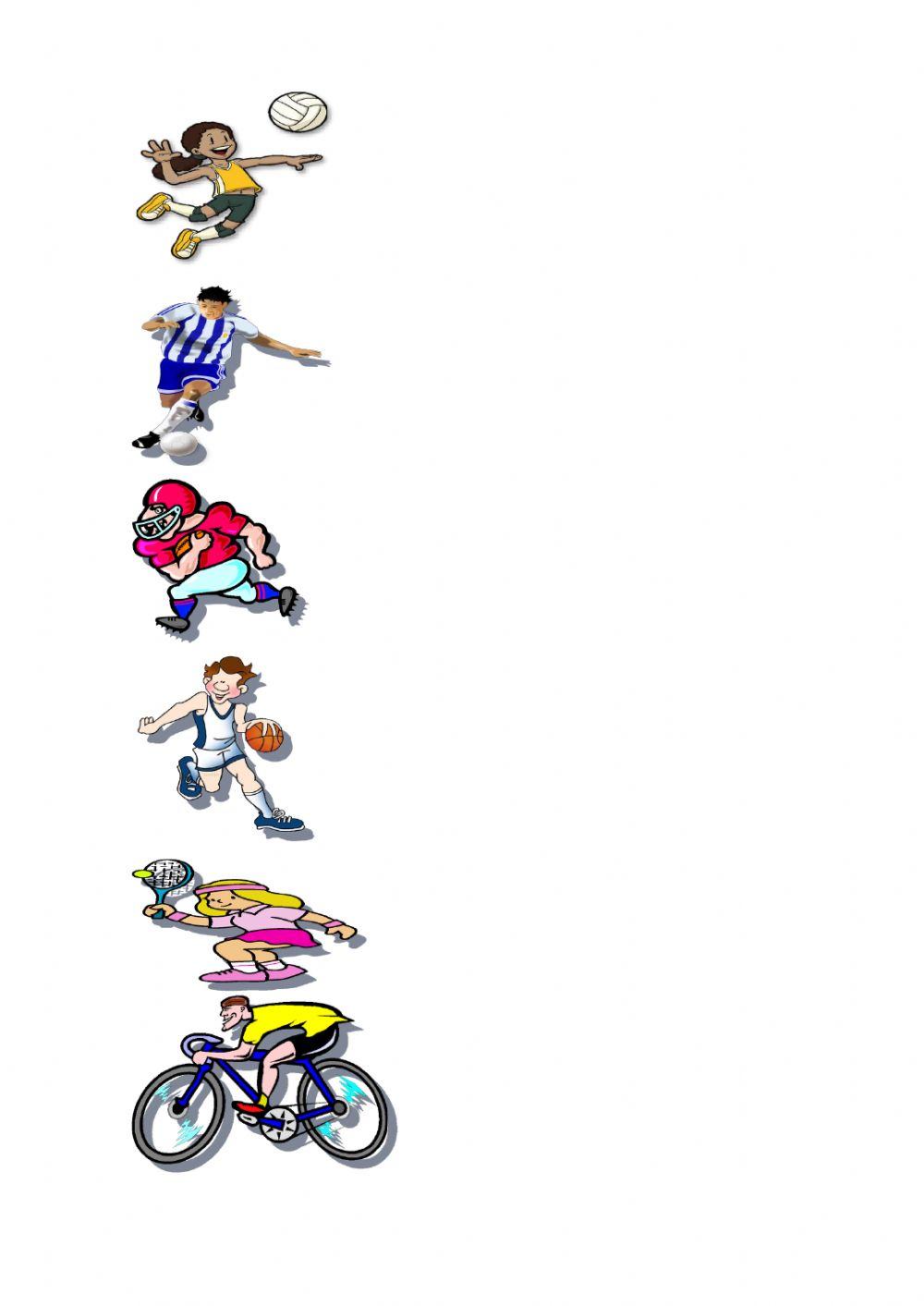 Sport players 183549 | Viorica | Live Worksheets