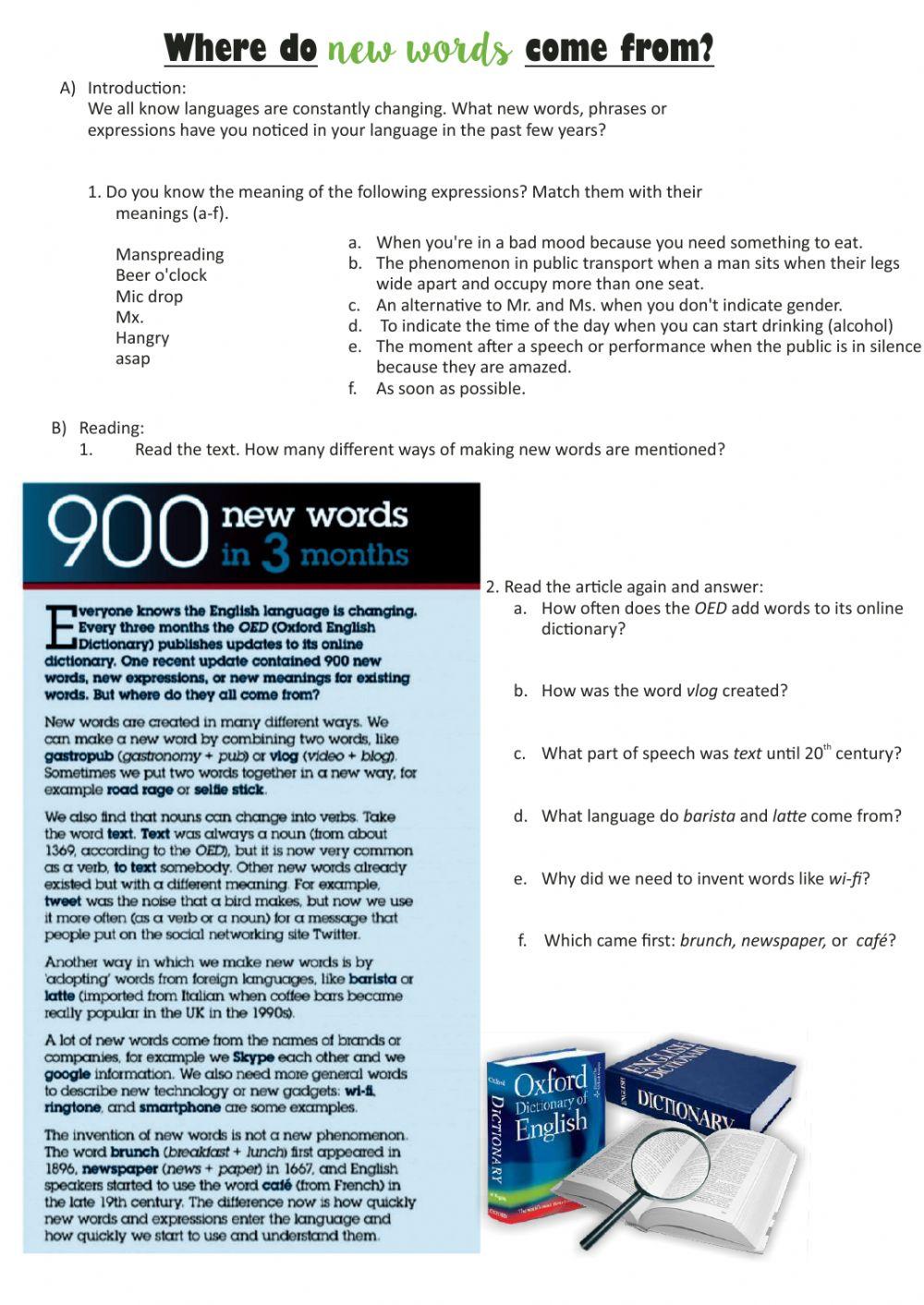183695 | New Words | florzuco | LiveWorksheets
