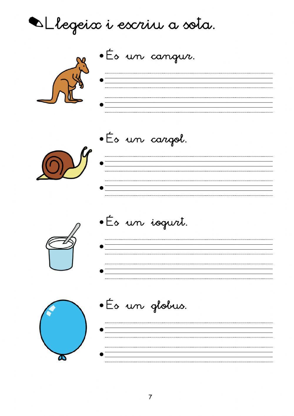 Ga, go, gu | Free Interactive Worksheets | 188139