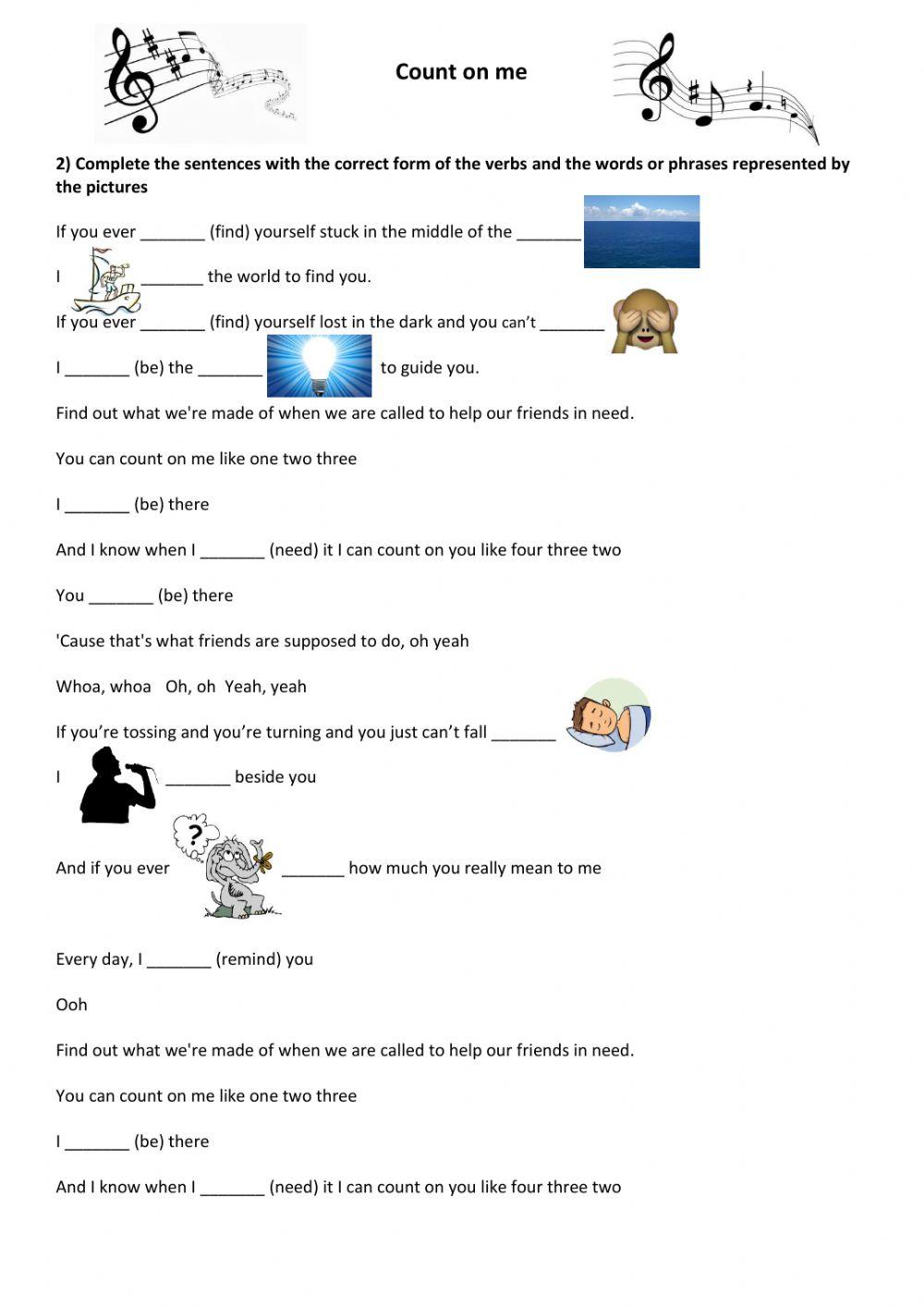 First Conditional Song online exercise for | Live Worksheets