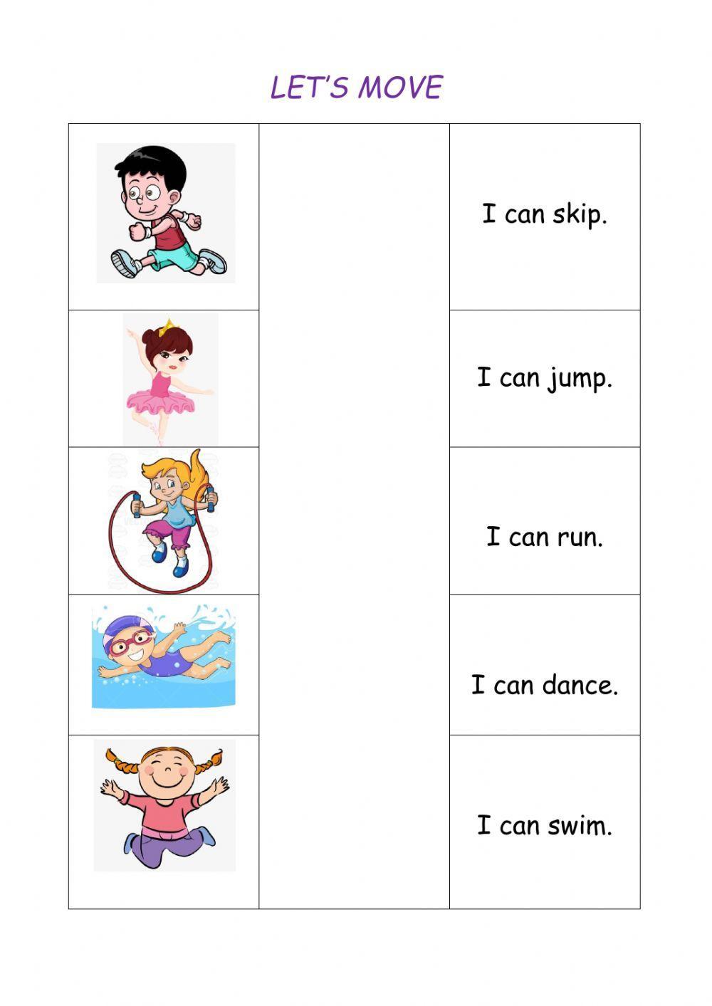 184125 | Let's move | Куралай | LiveWorksheets