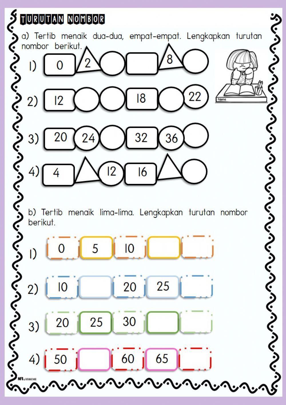 Turutan Menaik worksheet | Live Worksheets