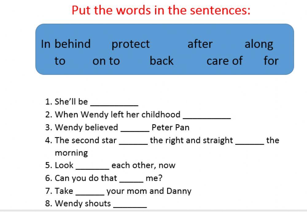 184566 | Peter Pan put in the words | lizavetta87