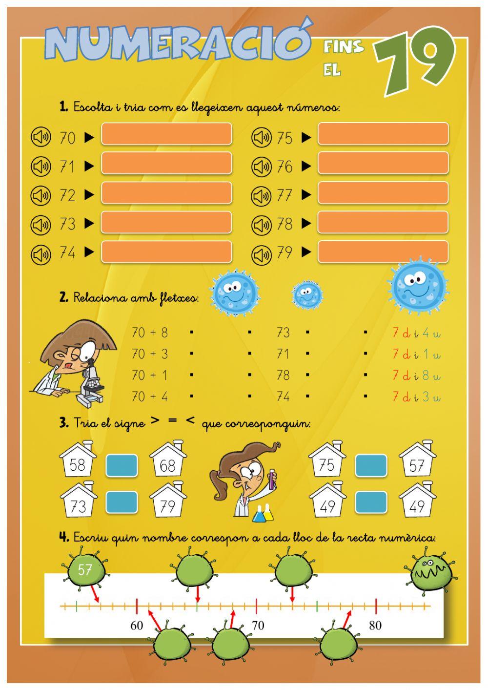 185053 | NUMERACIÓ 79 | ProfeToni | LiveWorksheets