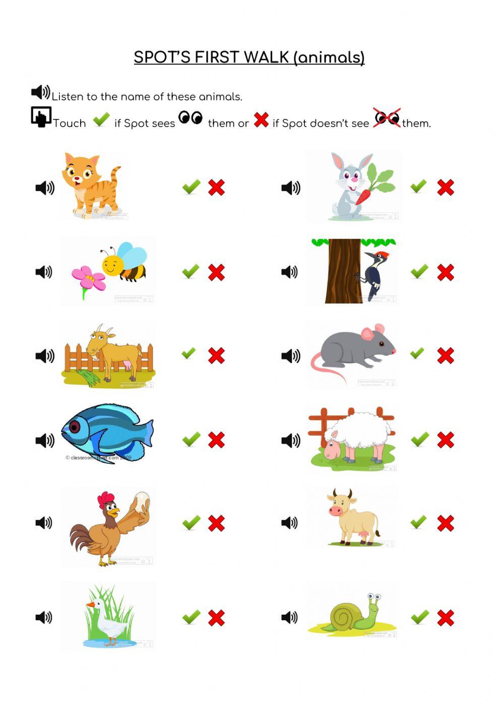 walking animals name