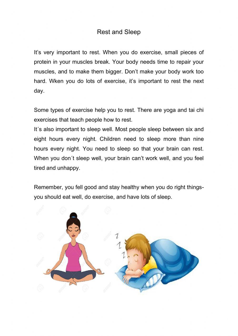 5652037 | Rest and Sleep | Elenaga74 | LiveWorksheets