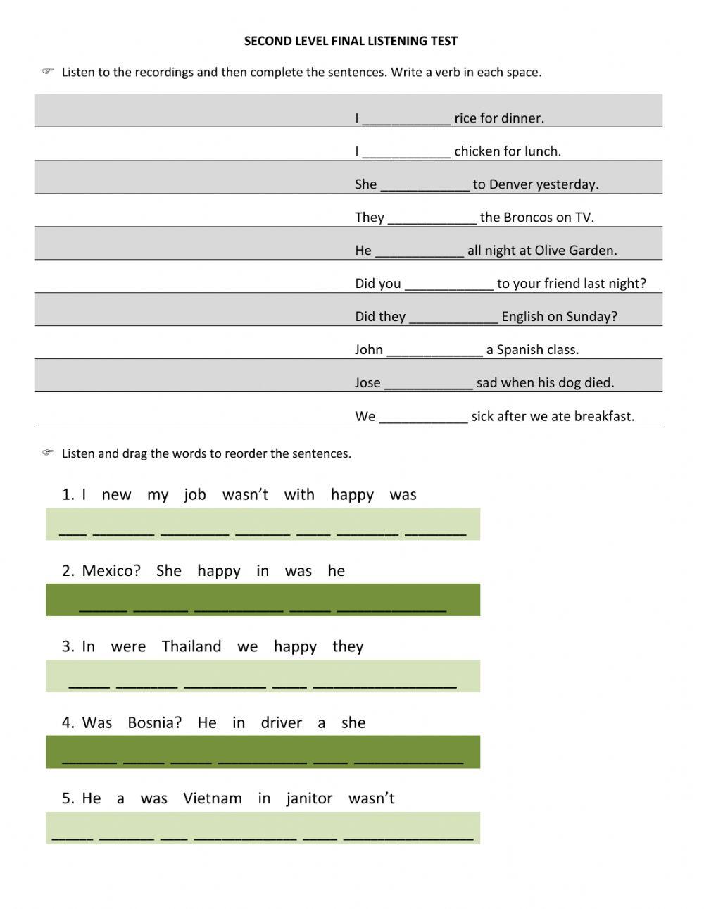 186993 | Sab - 2nd level final test | Yuliana Hernández