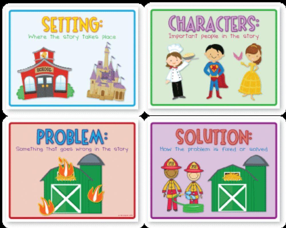 story elements chart worksheet
