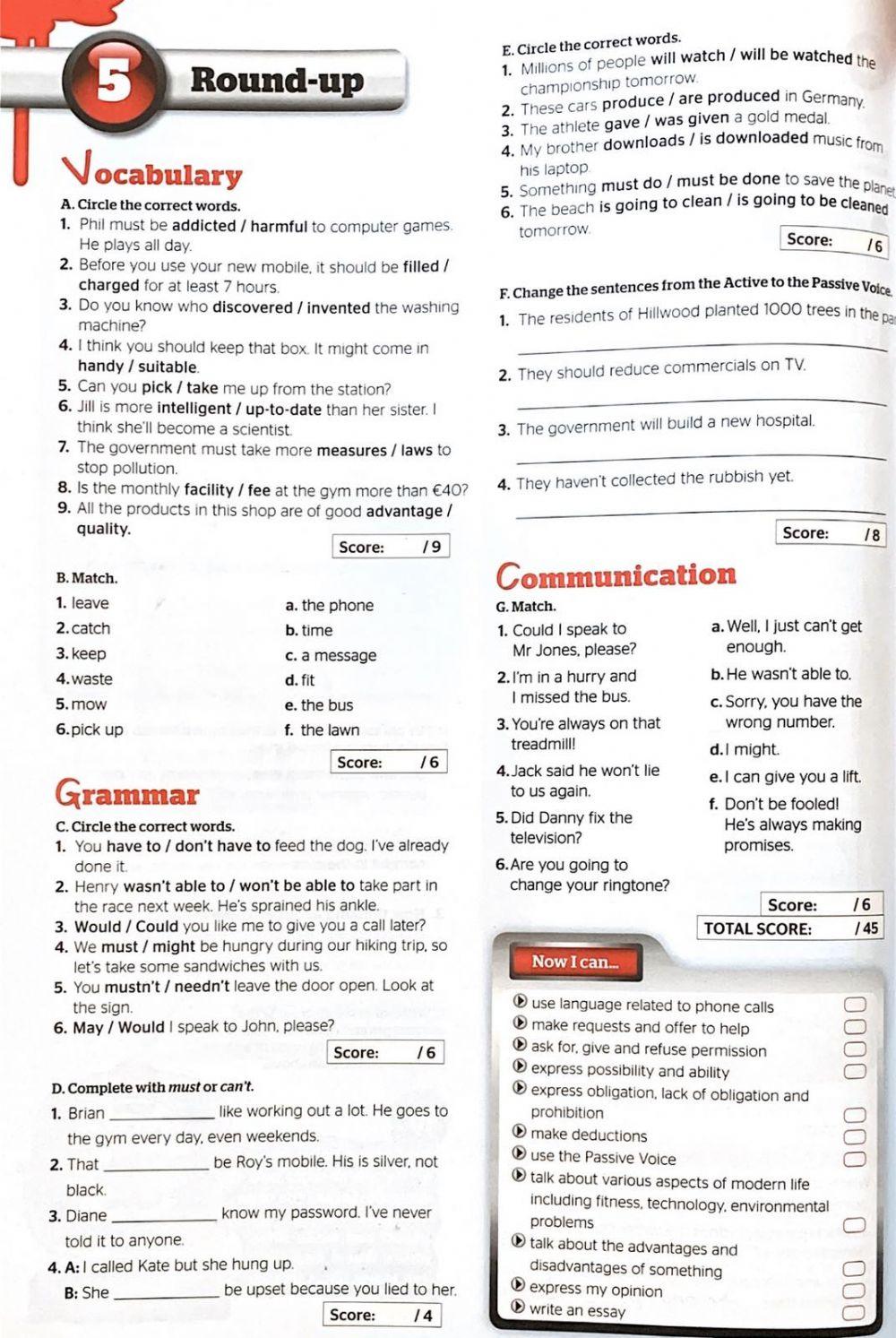 Full Blast 3 Round up 5 online exercise for | Live Worksheets