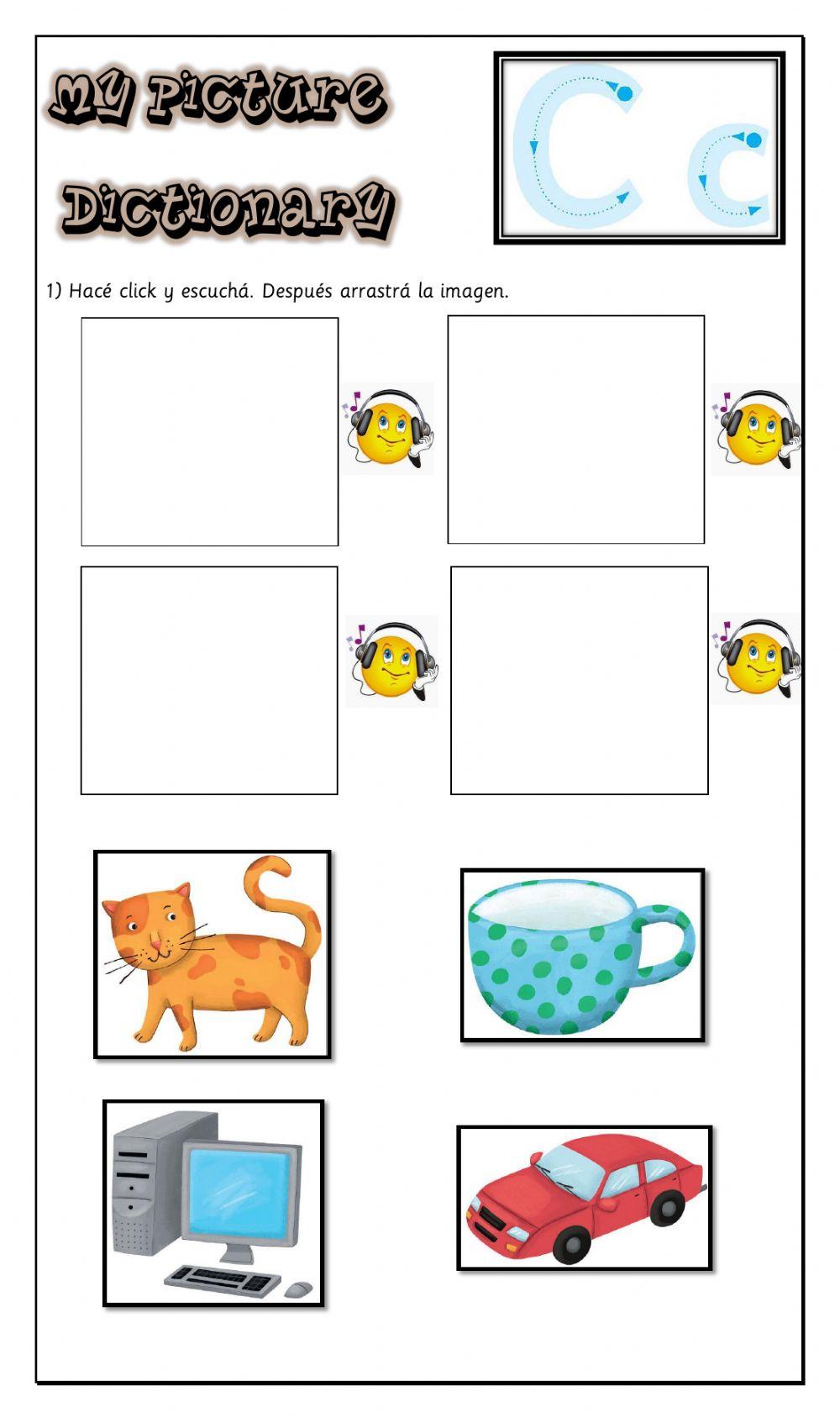 My dictionary C-Kinder 5 worksheet | Live Worksheets