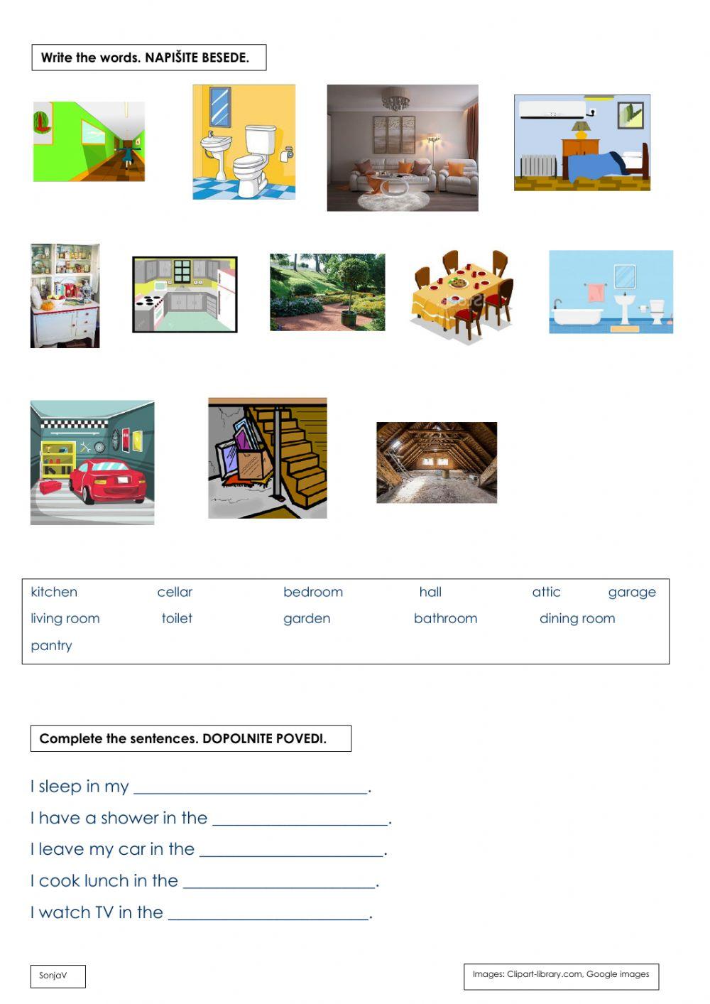 190379 | Homes and rooms | SonjaV | LiveWorksheets