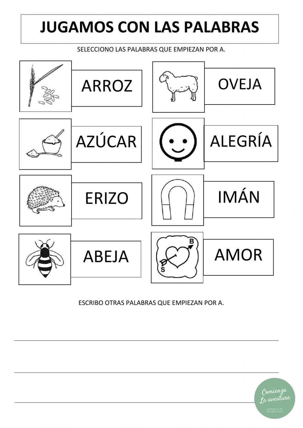 Letra a | Free Interactive Worksheets | 191263