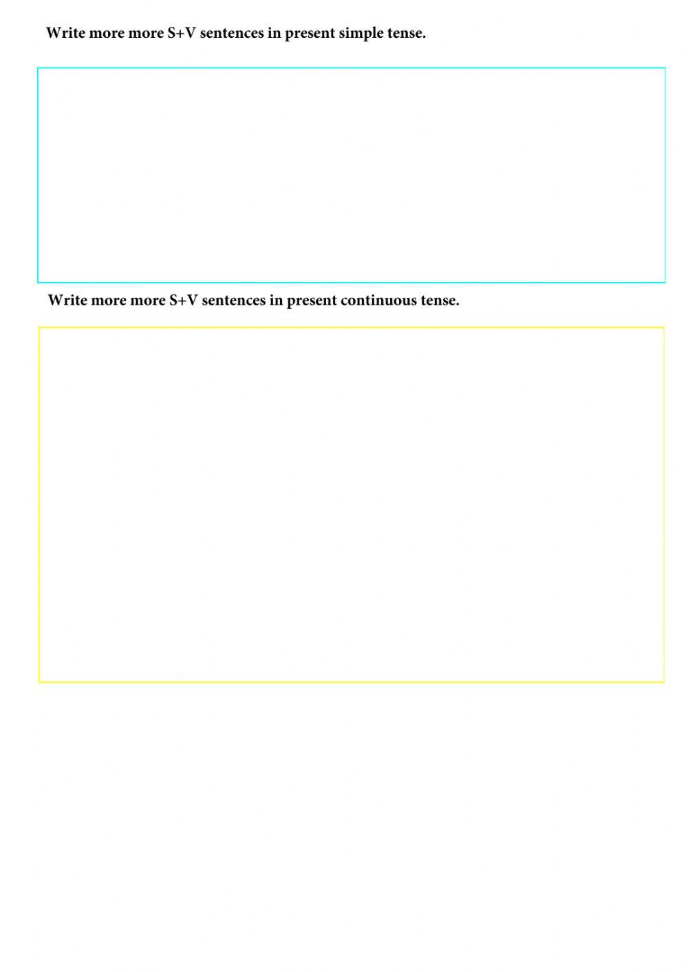 Basic English sentence pattern- S+V 5663810 | MaliKong