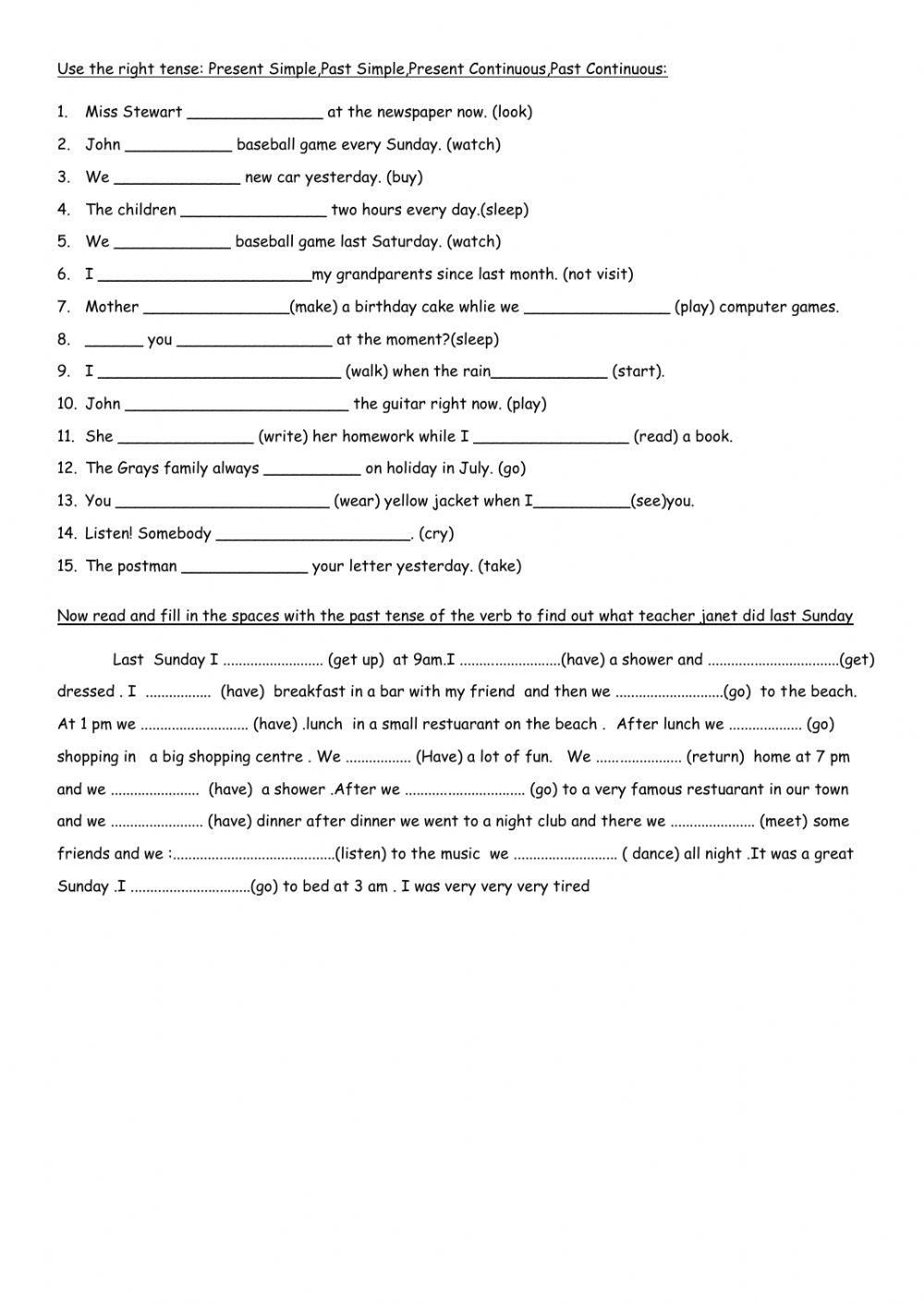 Present simple-… | Free Interactive Worksheets | 192383