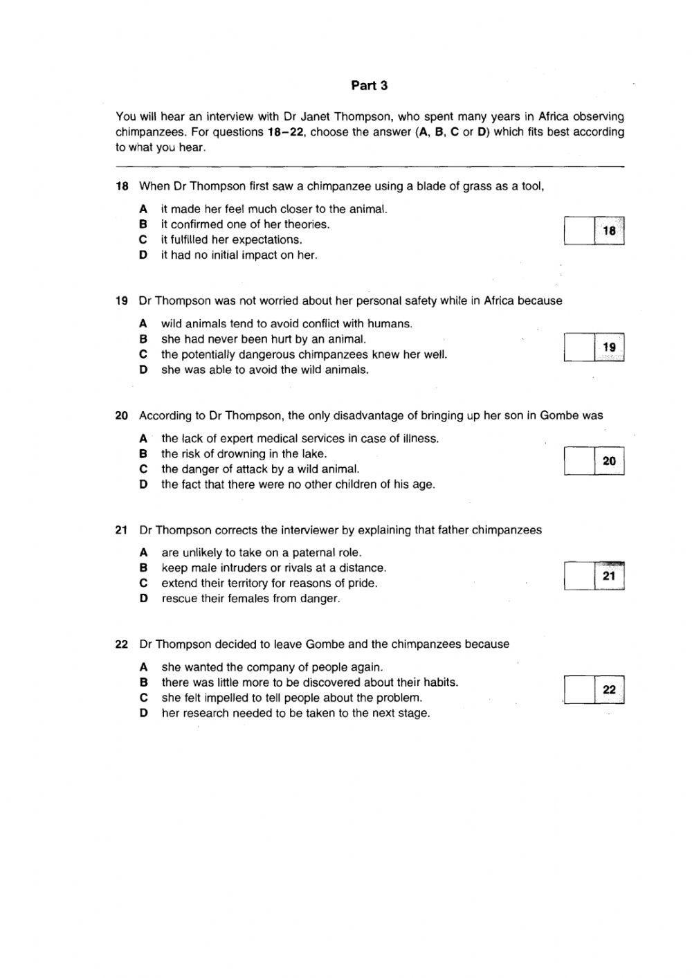 Level C2 Listen… | Free Interactive Worksheets | 5664310