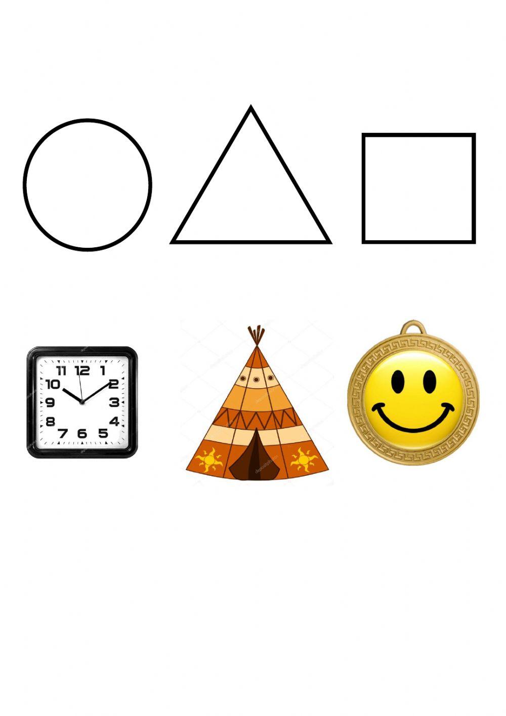 Forme geometriche exercise | Live Worksheets