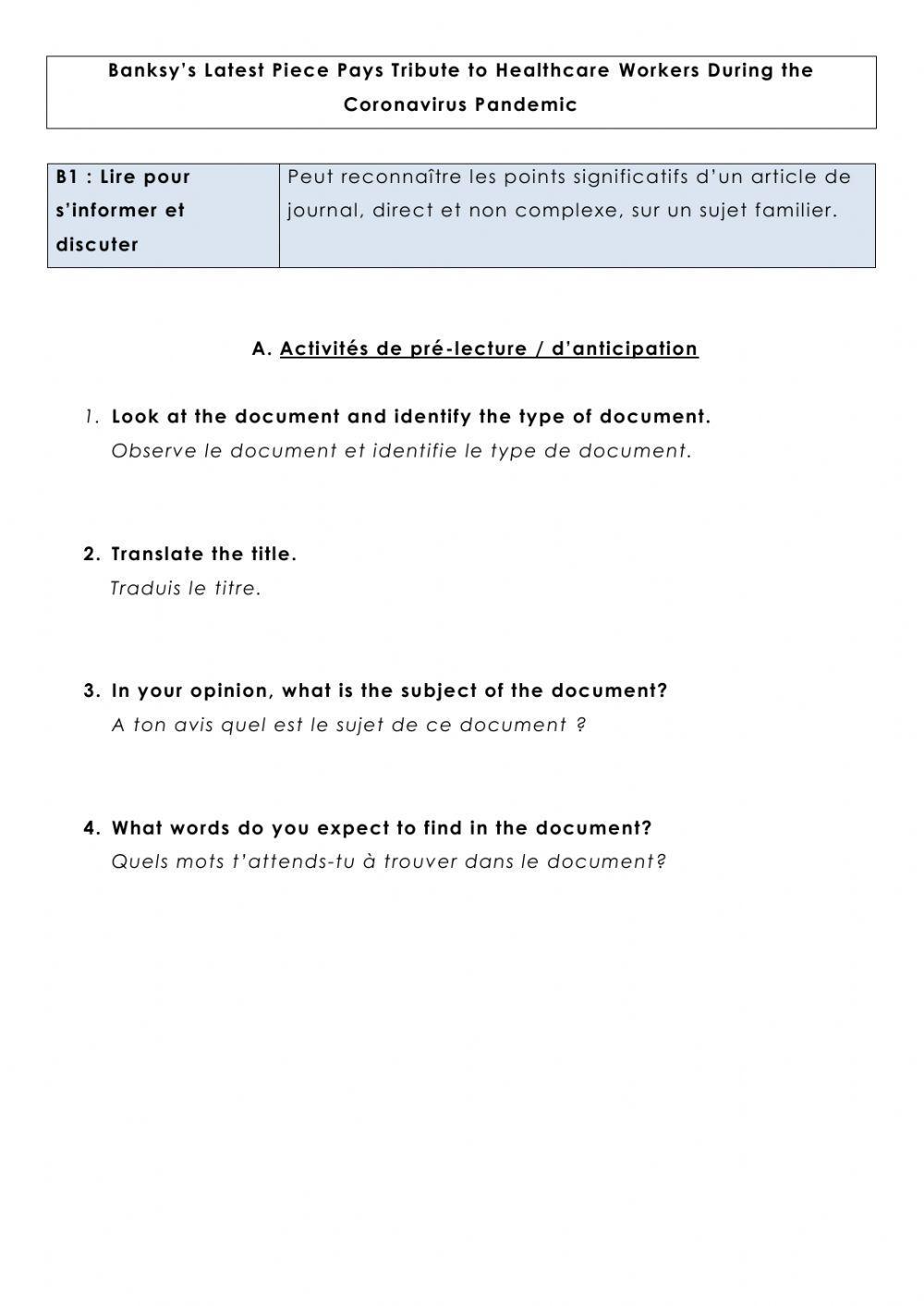 Banksy’s Latest Piece Pays Tribute to Healthcare Workers During the ...