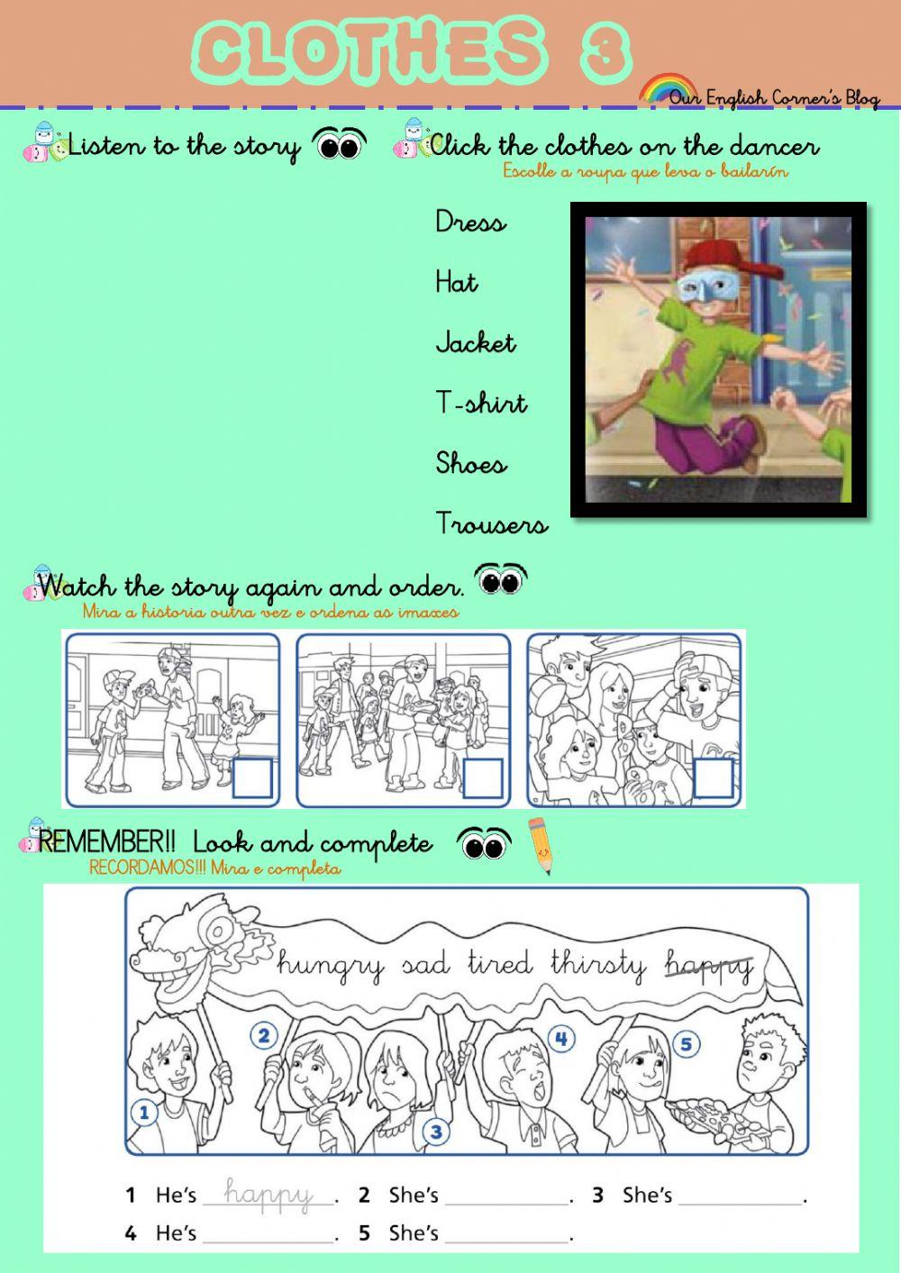 The clothes sto… | Free Interactive Worksheets | 195541