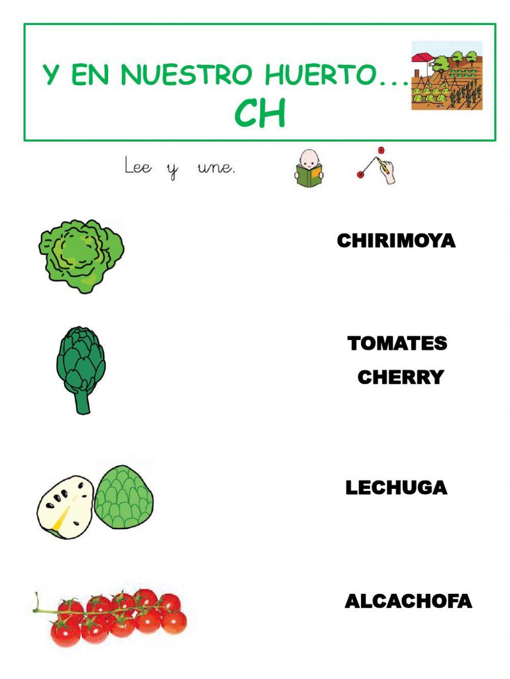 Letra ch 195845 | AnaMariAsensio | Live Worksheets