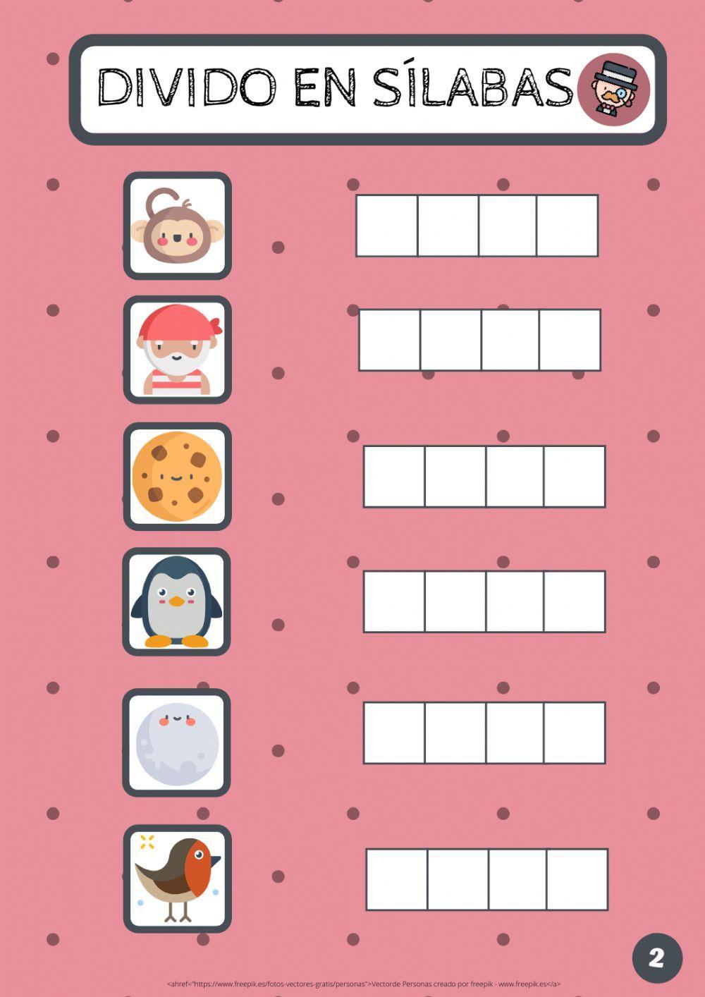 196347 | Divido en sílabas 2 | AnaRodriguezPT