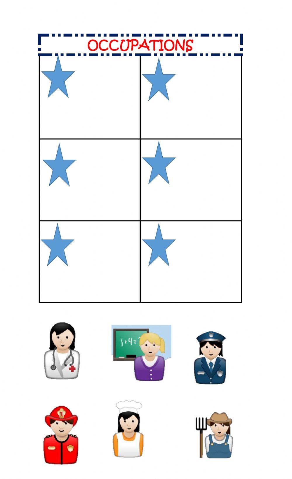 Occupations 197722 | Carolina | Live Worksheets