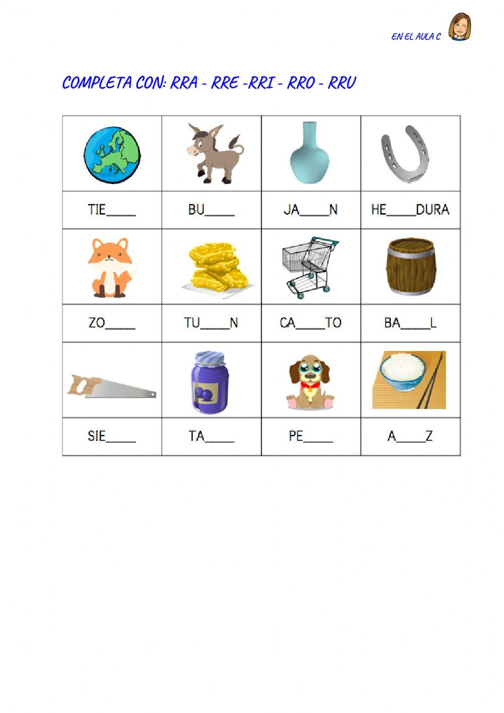 Rr activity | Live Worksheets