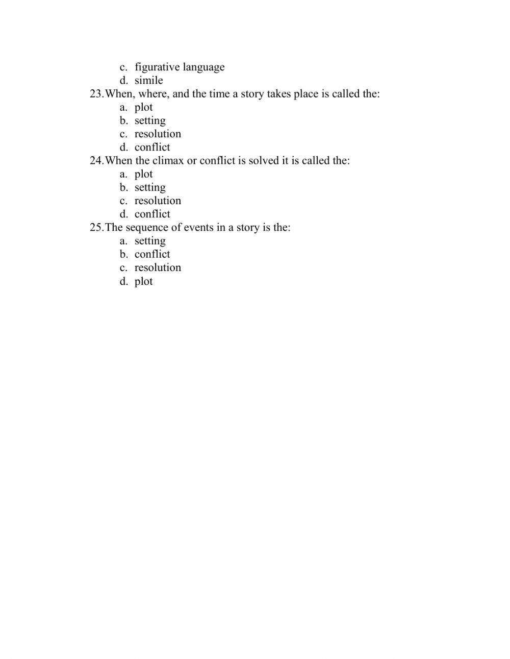 199057 | Literary elements test | saraonsy