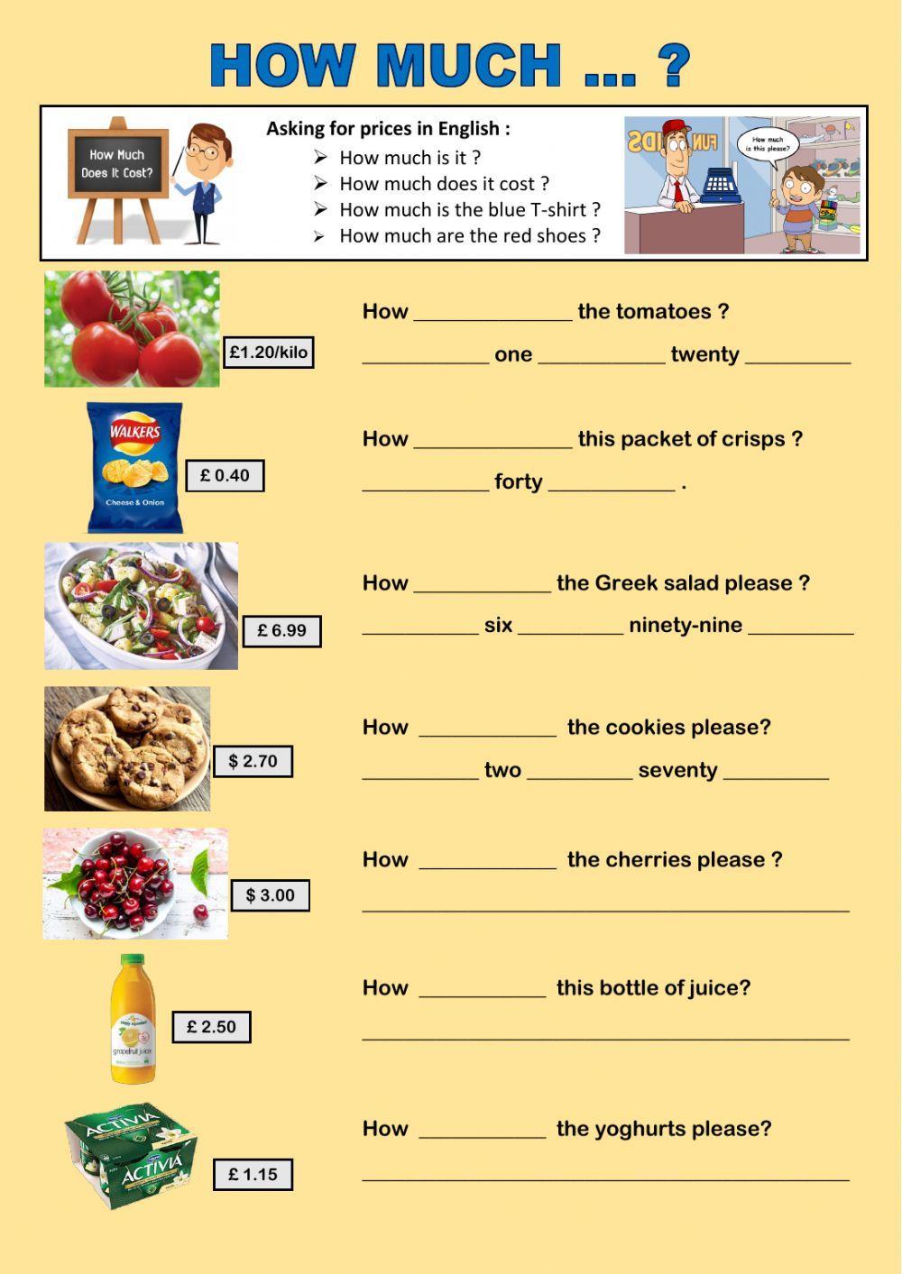 How Much Is It Worksheet Live Worksheets how-much-is-it-worksheet-live-worksheets
