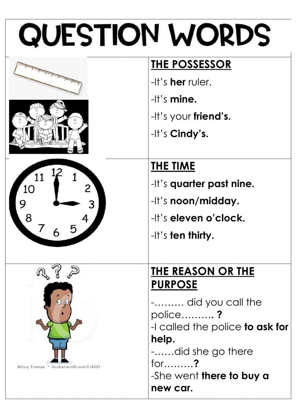 Question pronouns 199432 | Carine Bicherel | Live