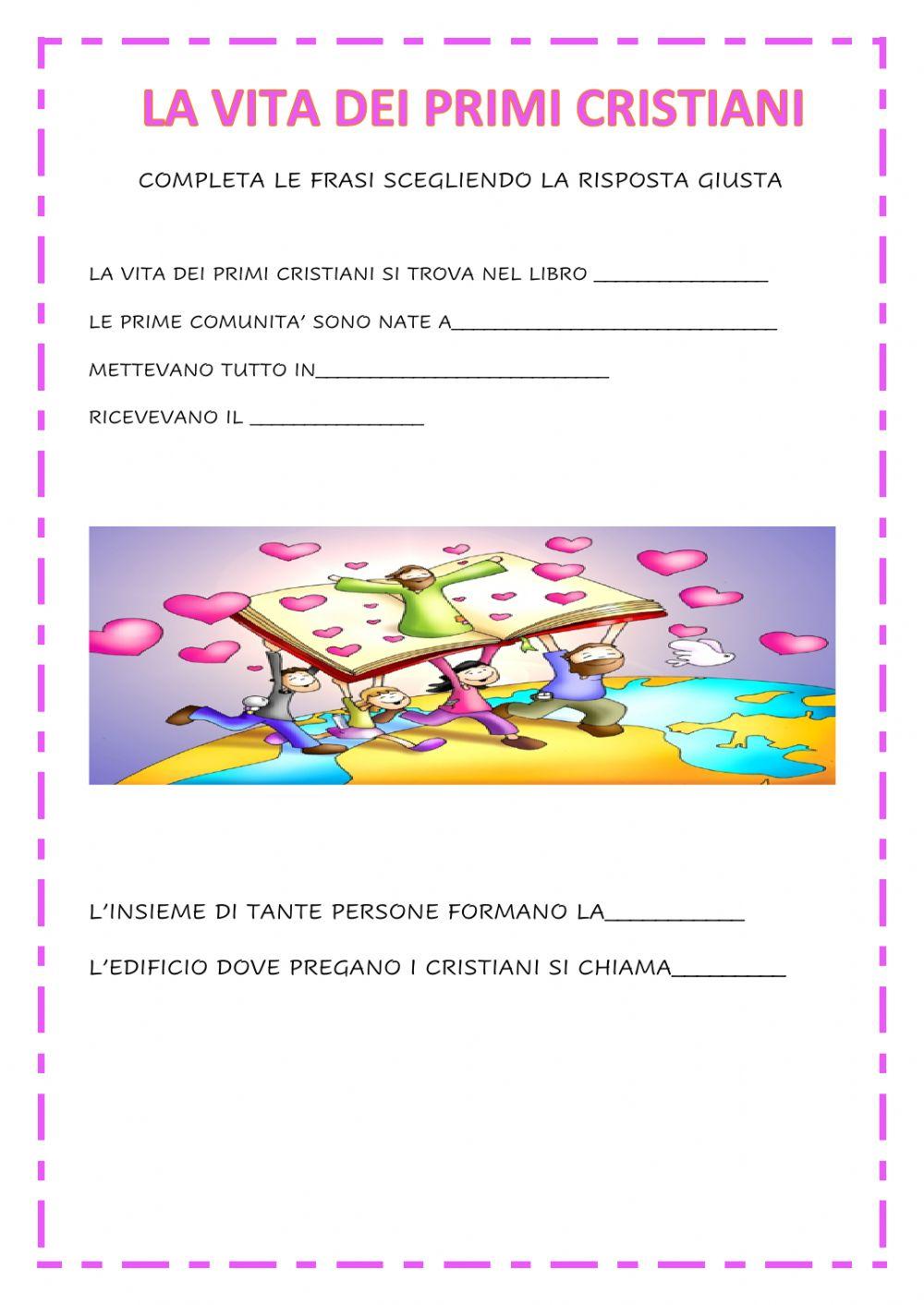 199473 | La vita dei primi cristiani | Religione