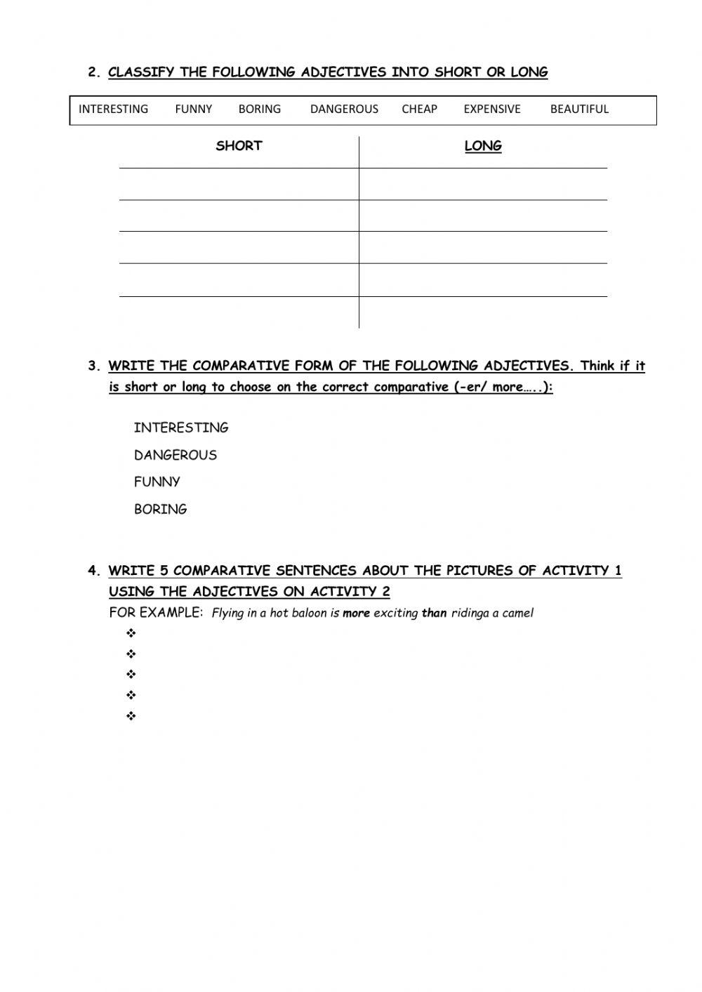 Australia bucket list worksheet | Live Worksheets