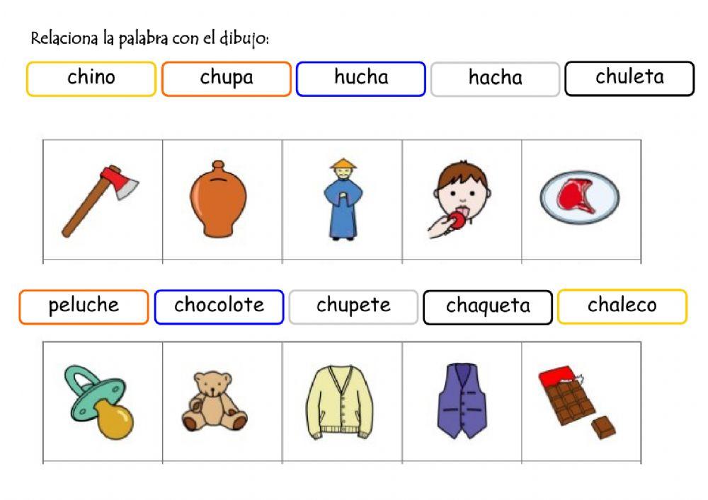 Letra ch 200113 | Susi1978 | Live Worksheets