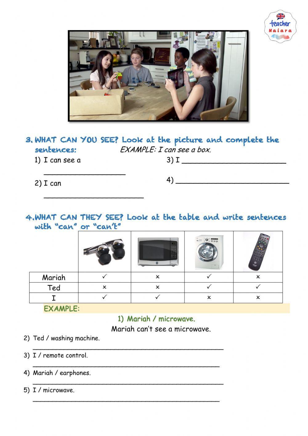 Can you see? - What can you see? INVENTIONS worksheet | Live Worksheets