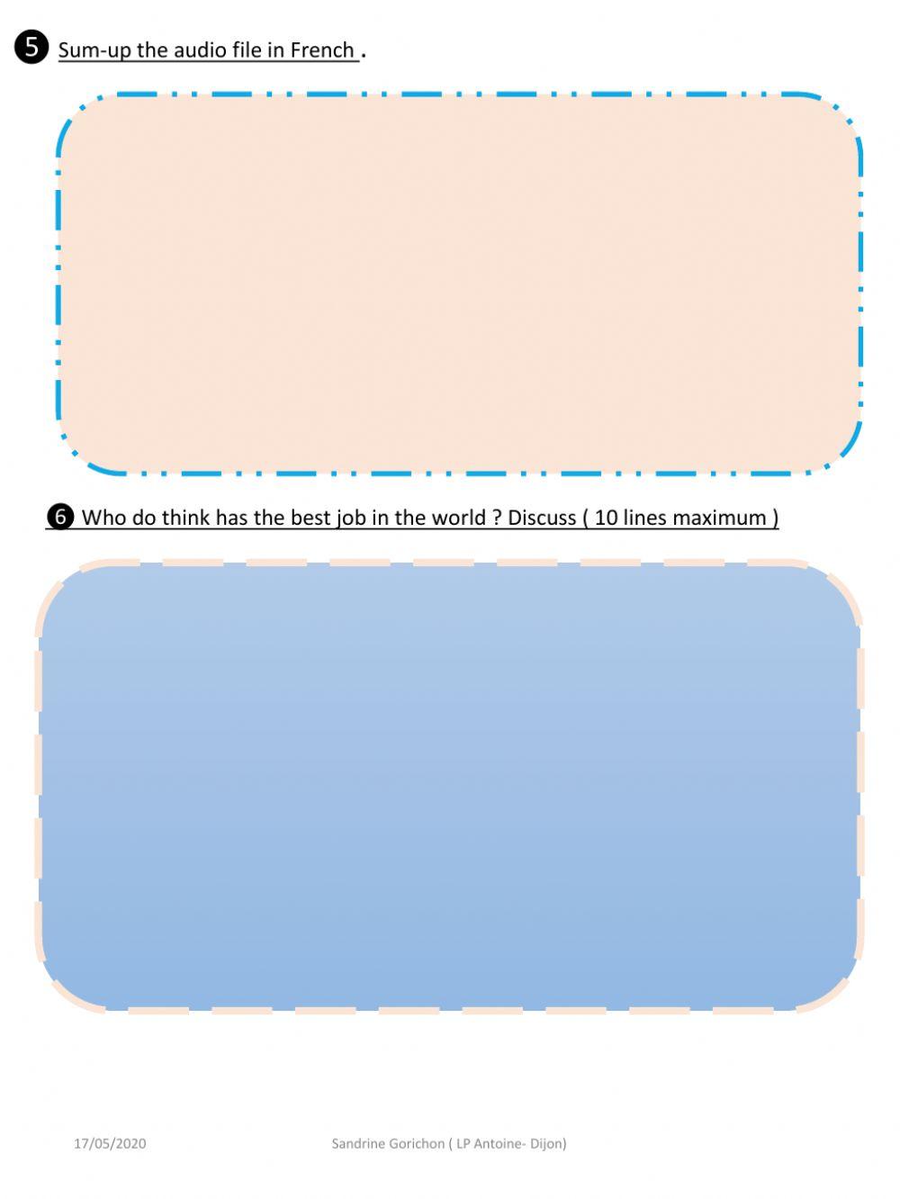 Best job in the world B1+ worksheet | Live Worksheets