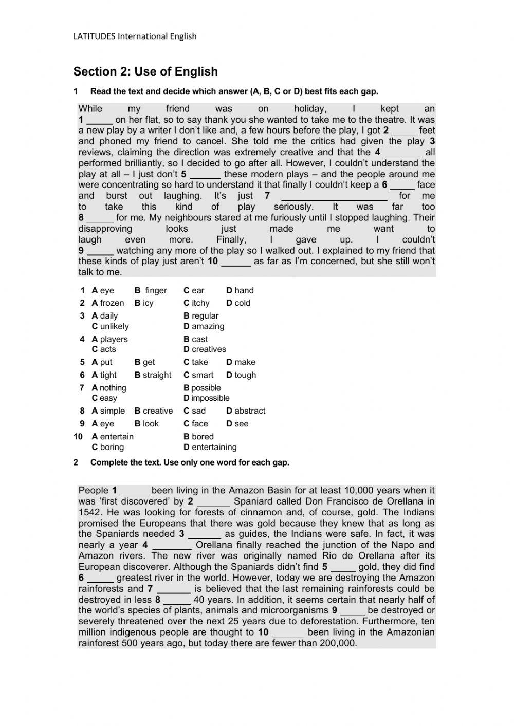 FIRST TERM TEST FCE 5680794 | Denise_Latitudes