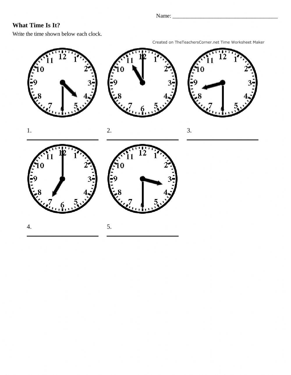 30 minutes 2 worksheet | Live Worksheets