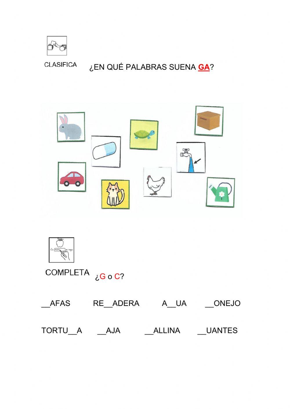 Ga-go-gu interactive worksheet | Live Worksheets