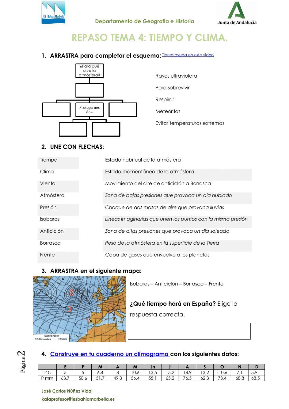 Repaso Tema 4 E… | Free Interactive Worksheets | 201208