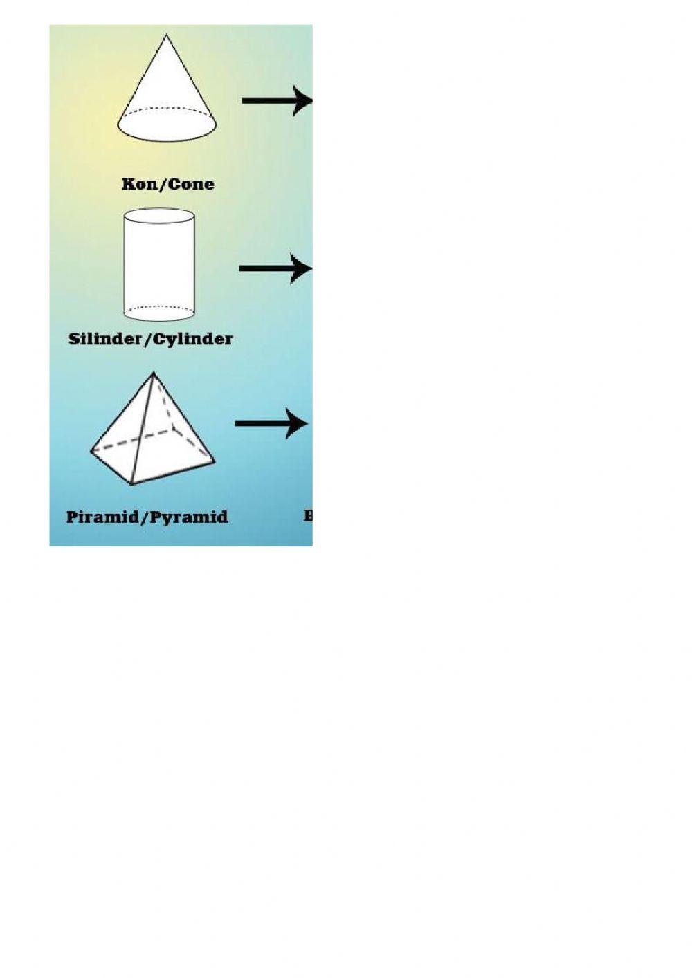 Rbt tahun 4:bentuk-bentuk asas dalam kehidupan worksheet | Live Worksheets