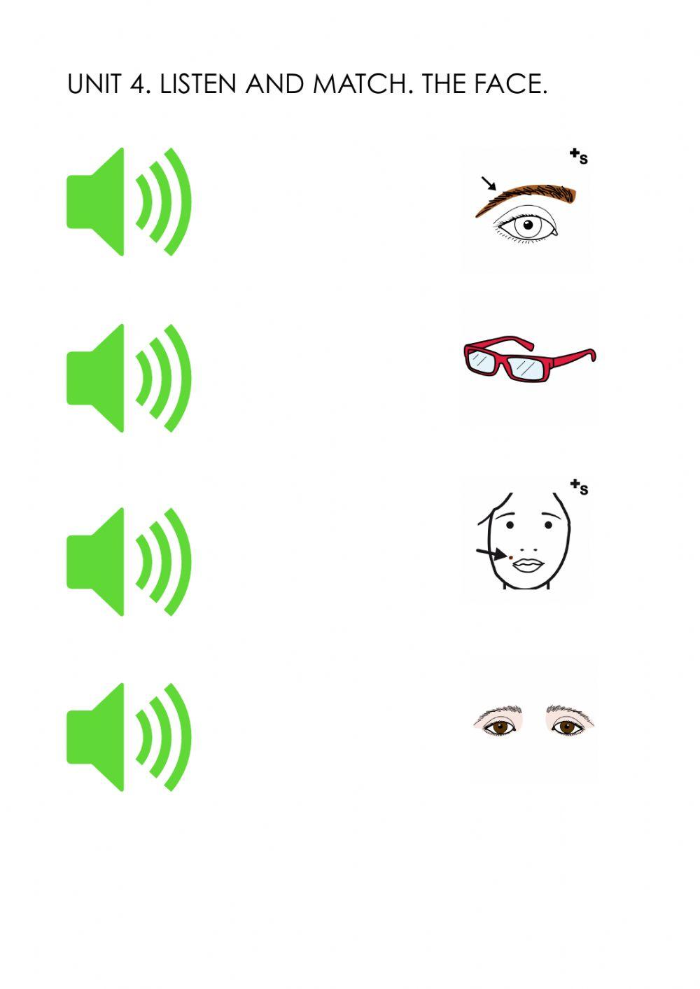 The face activity | Live Worksheets